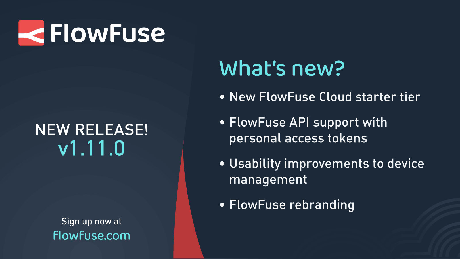 FlowFuse 1.11 makes it easier to get started with FlowFuse and Node-RED • FlowFuse
