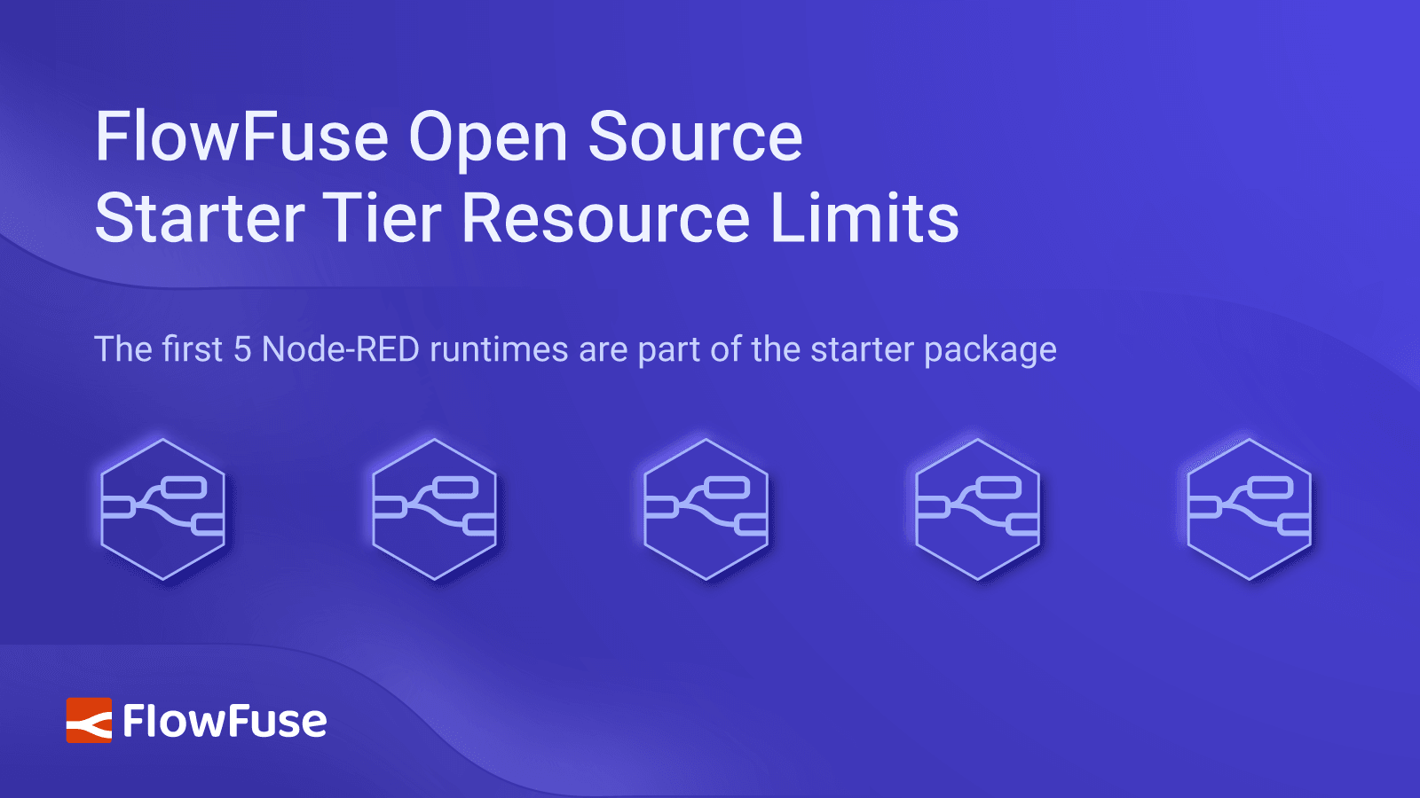 FlowFuse Open Source Starter Tier Resource Limits • FlowFuse