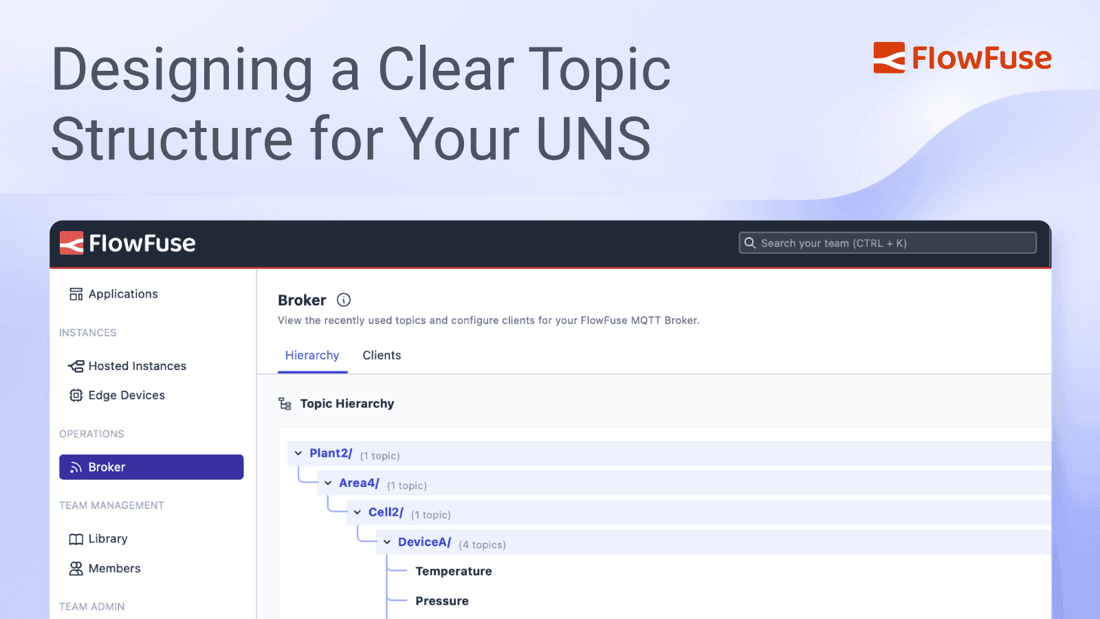 Designing a Clear Topic Structure for Your UNS • FlowFuse