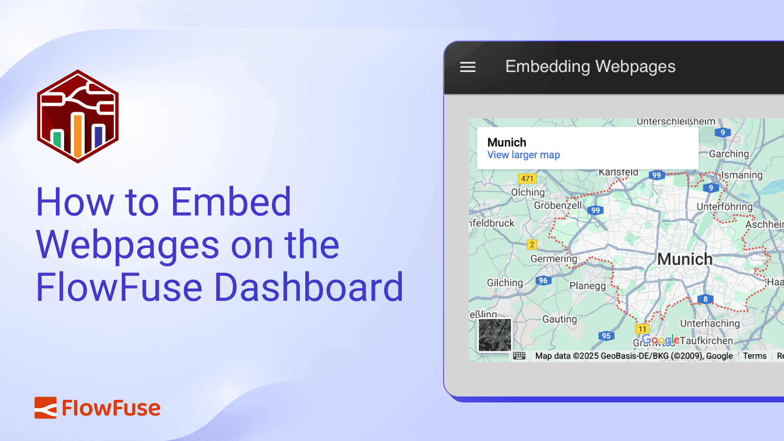 How to Embed Webpages on the FlowFuse Dashboard • FlowFuse