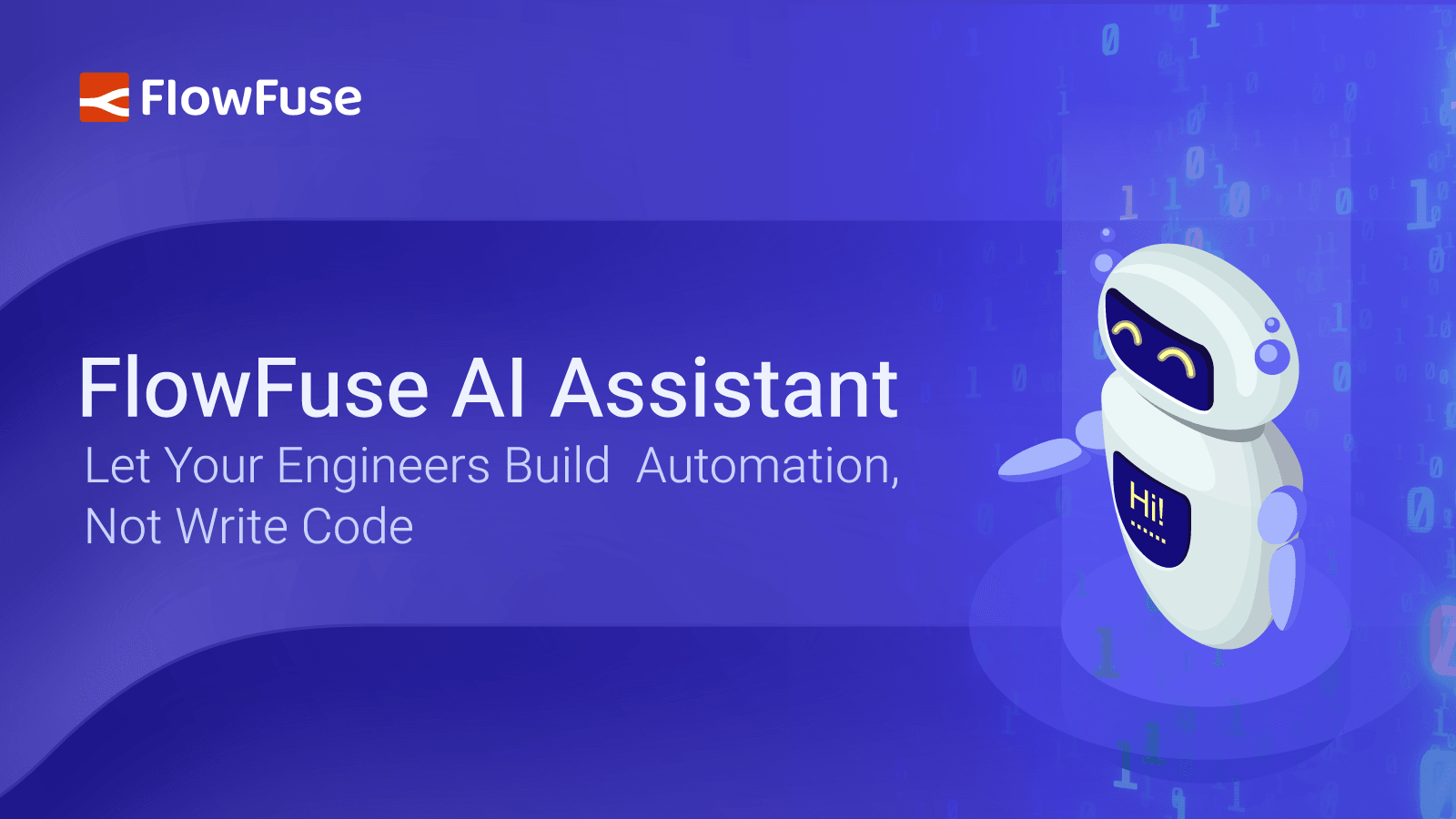 FlowFuse AI Assistant: Let Your Engineers Build Automation, Not Write Code • FlowFuse