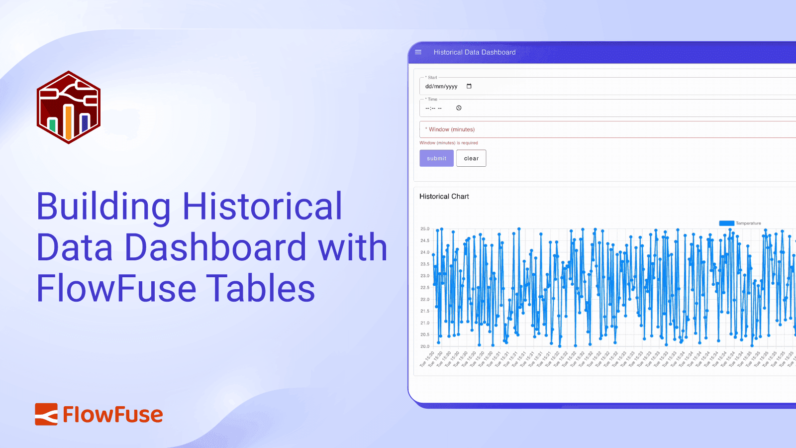 Building Historical Data Dashboard with FlowFuse Tables • FlowFuse
