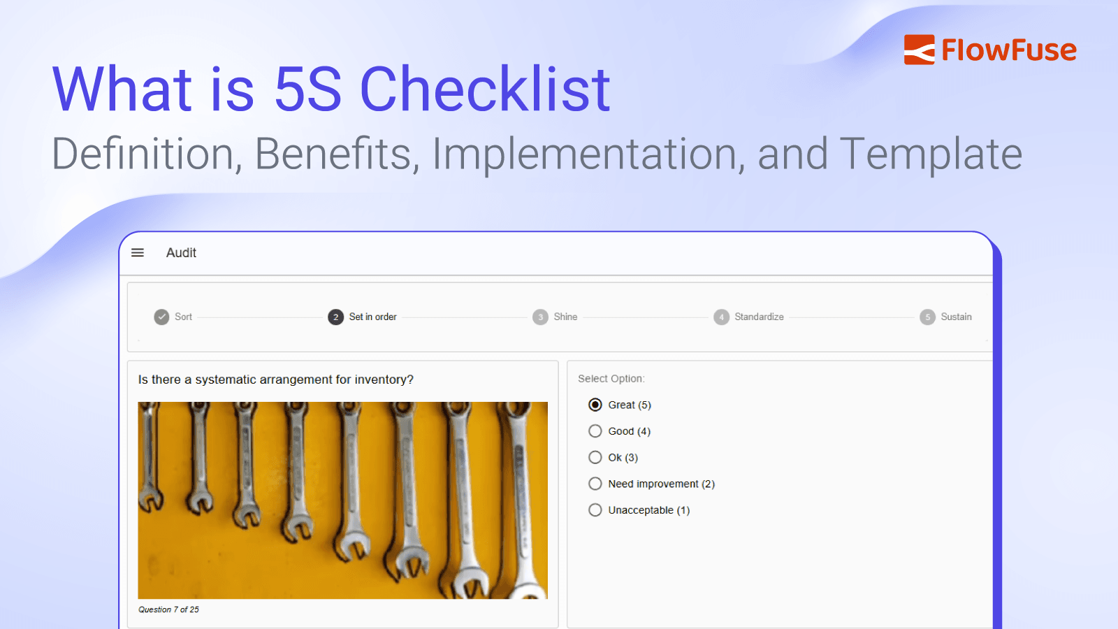 What is 5S Checklist: Definition, Benefits, Implementation, and ...