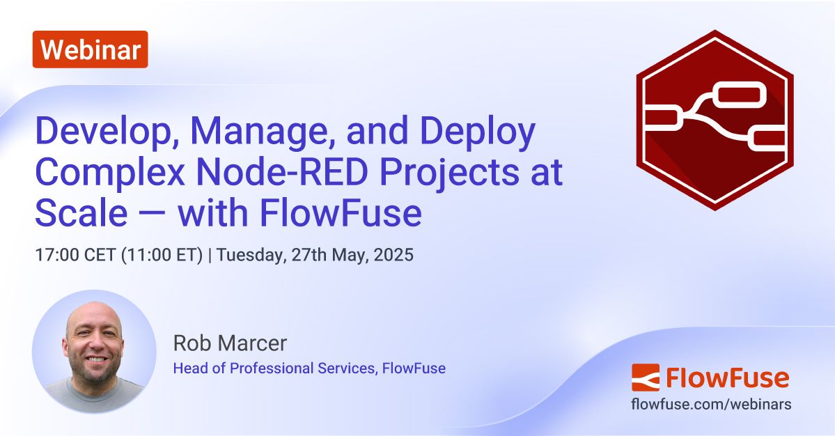 Develop, Manage, and Deploy Complex Node-RED Projects at Scale — with FlowFuse • FlowFuse