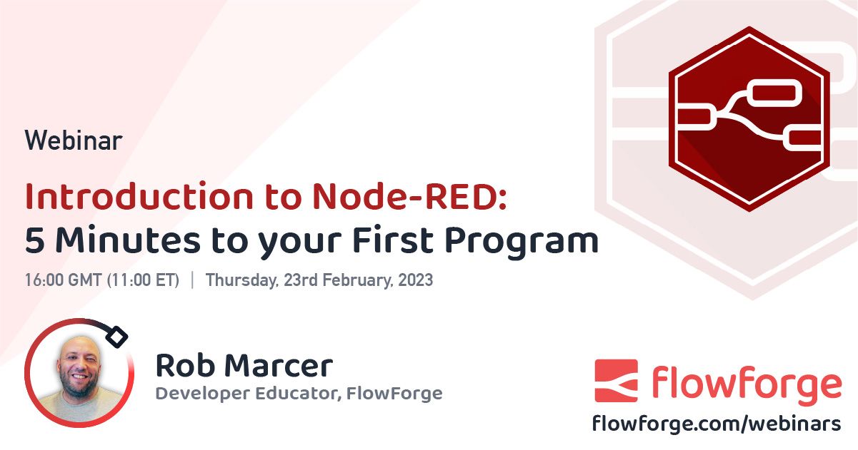 Introduction to Node-RED: 5 minutes to your first program • FlowFuse