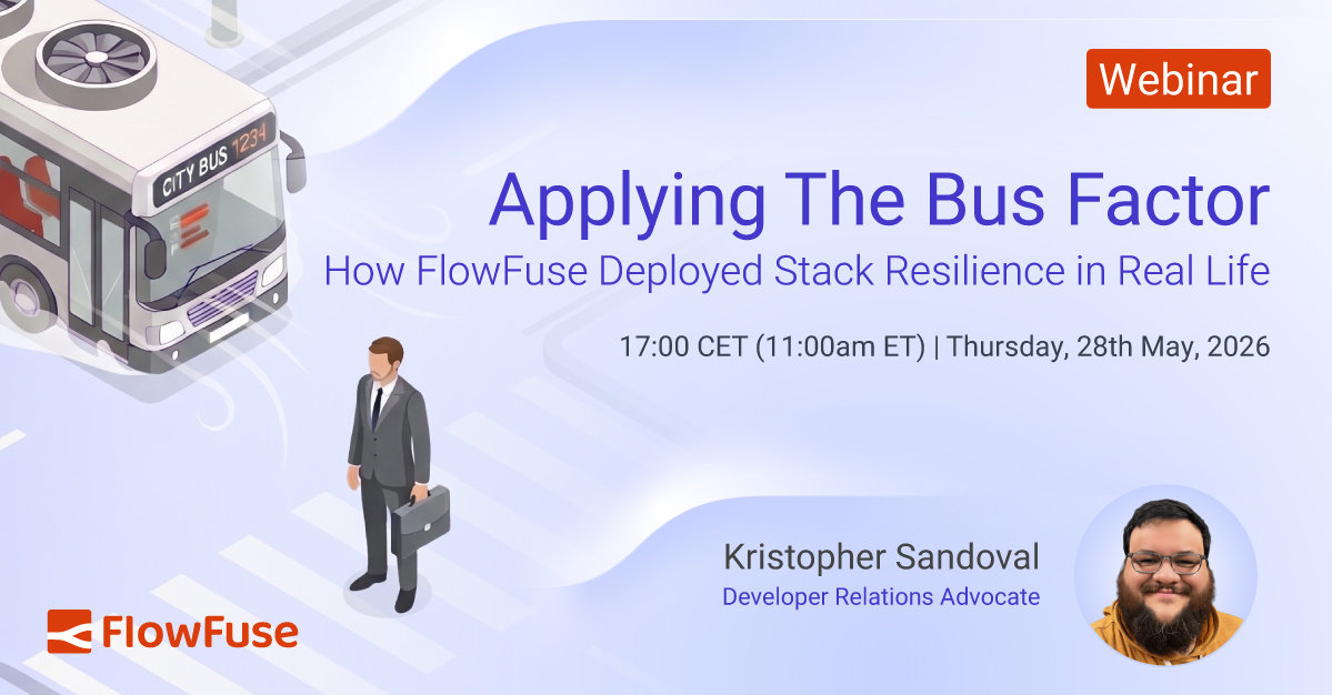 Applying The Bus Factor - How FlowFuse Deployed Stack Resilience in ...