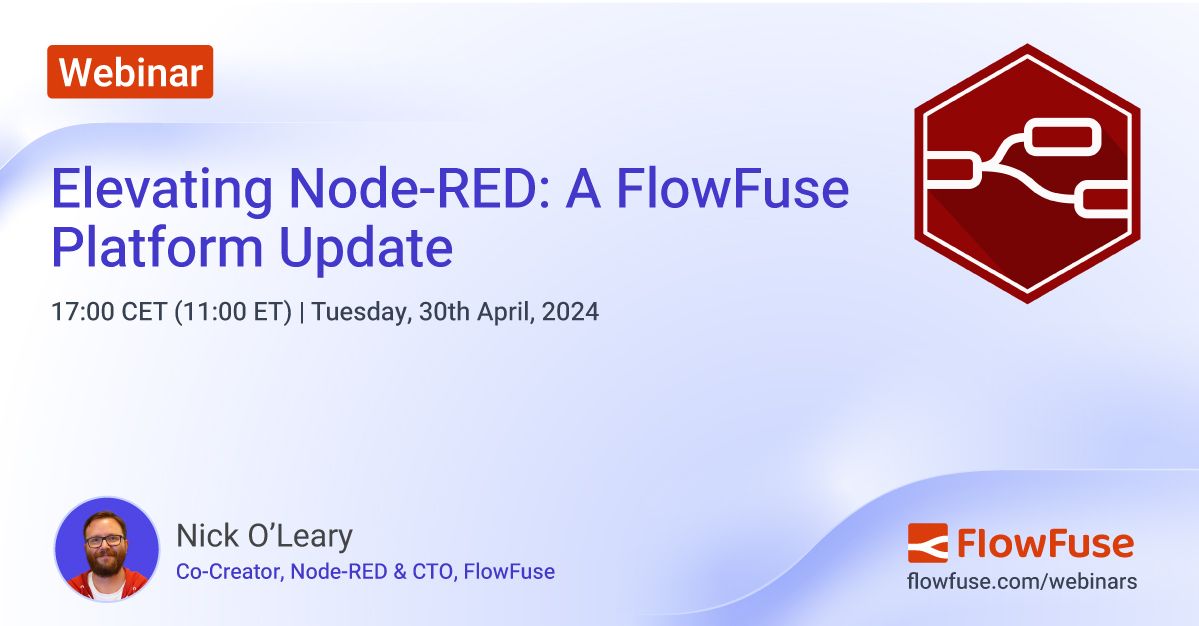 Elevating Node-RED: A FlowFuse Platform Update • FlowFuse