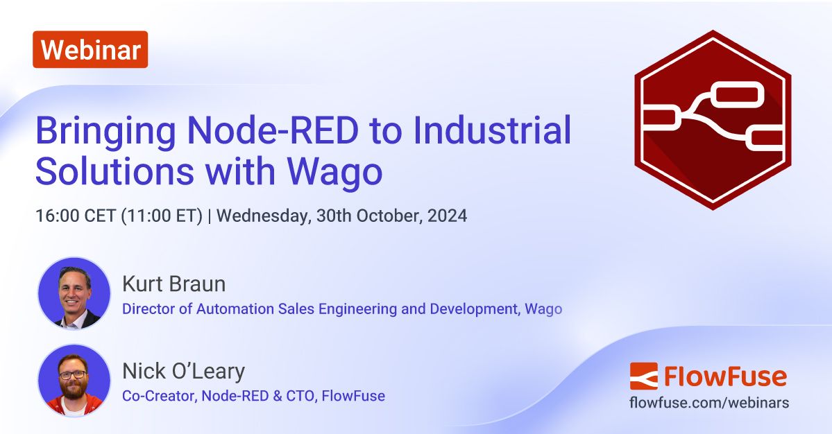Bringing Node-RED to Industrial Solutions with Wago • FlowFuse