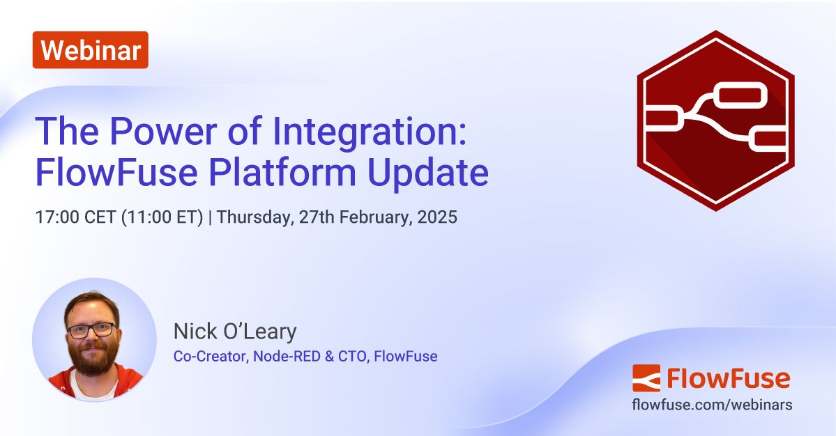 The Power of Integration: FlowFuse Platform Update • FlowFuse